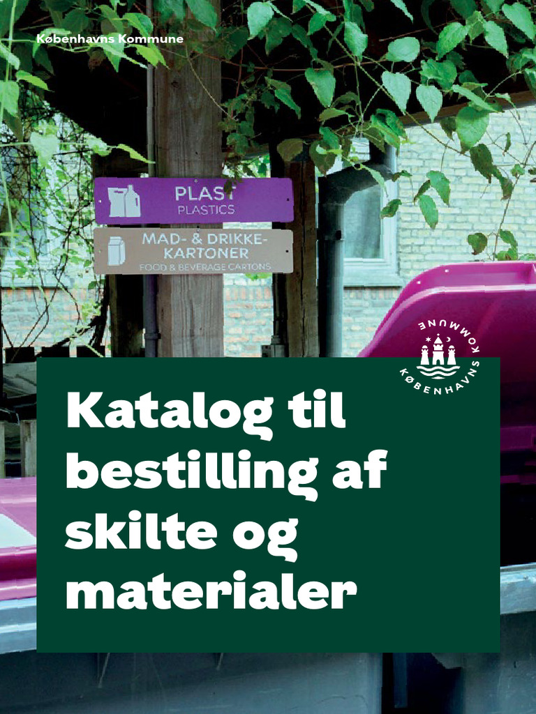 Affaldssortering I Grden Skilte Og Andre Materialer 2716 | PDF