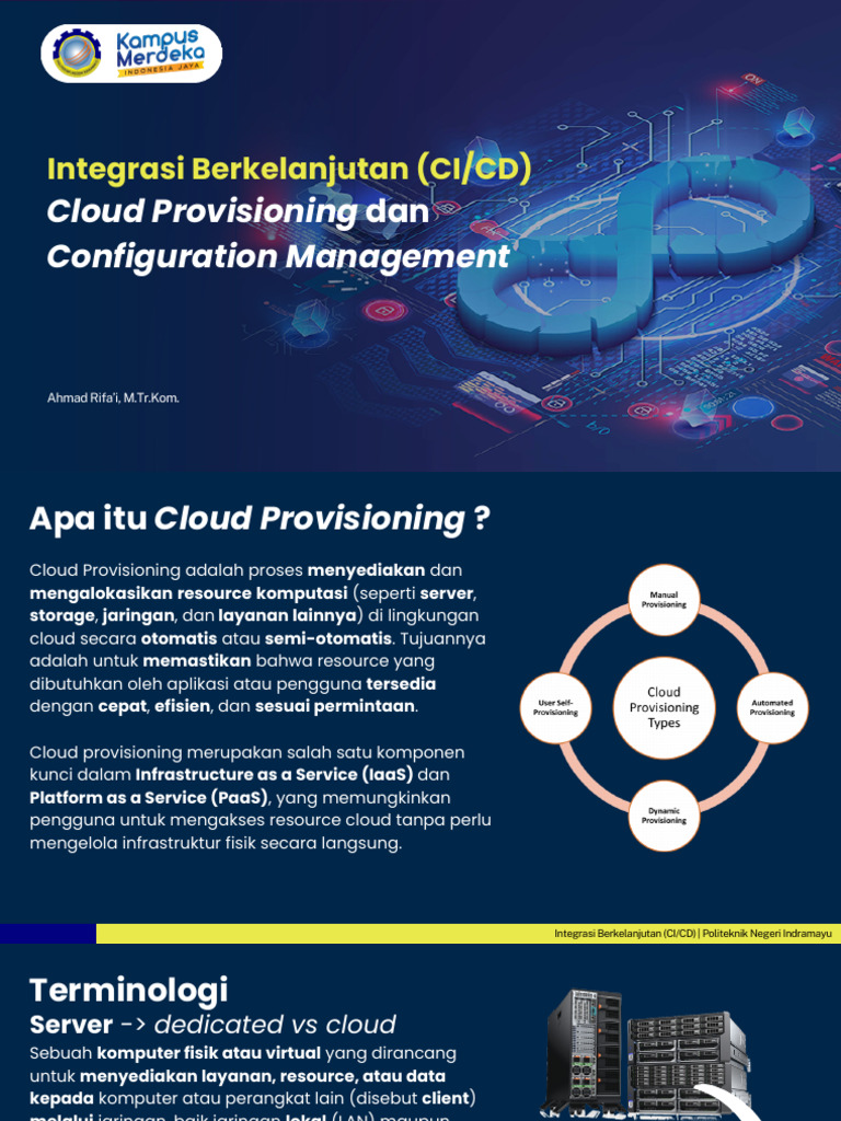 Cloud Provisioning Dan Configuration Management | PDF