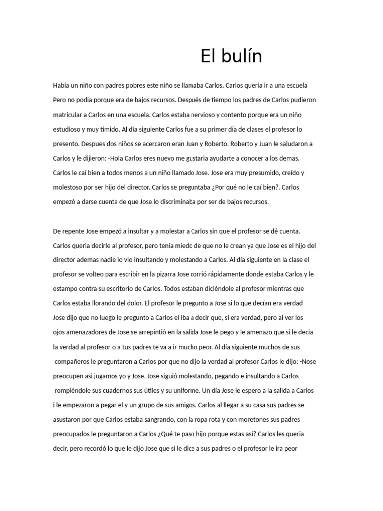 El Bulín | PDF