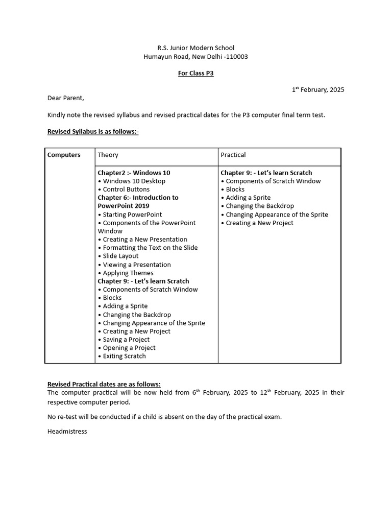 12202515126786P3 - Revised Computer Practical | PDF