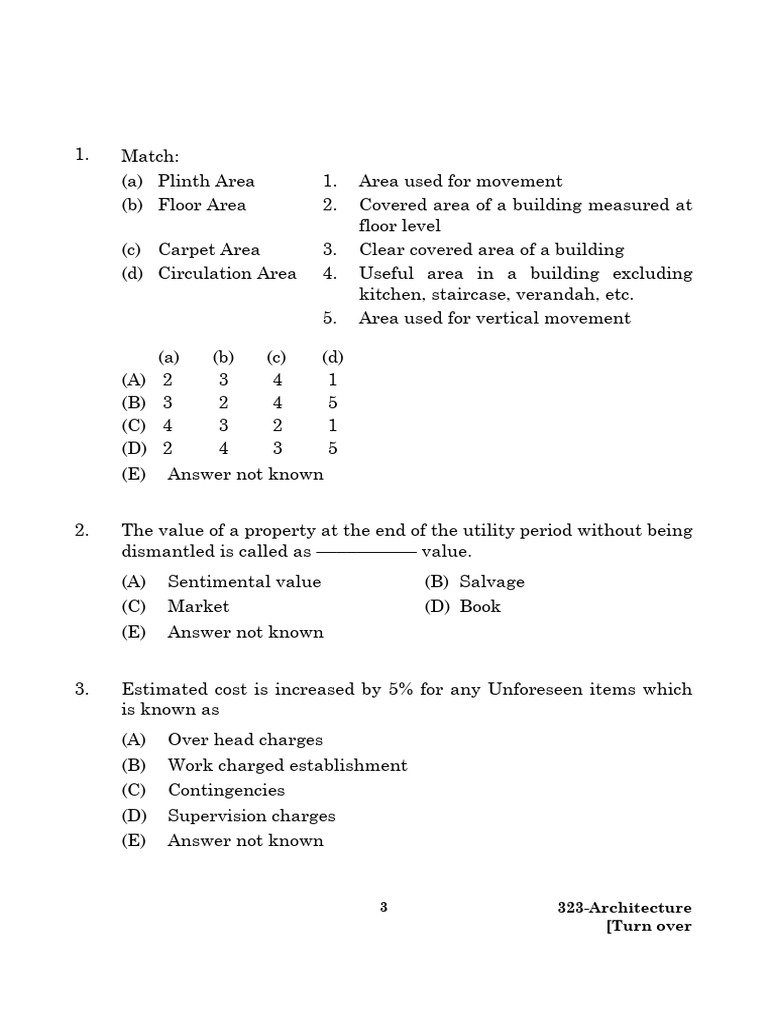 Architecture Area Measurement and Estimation | PDF | Traffic | Beam ...