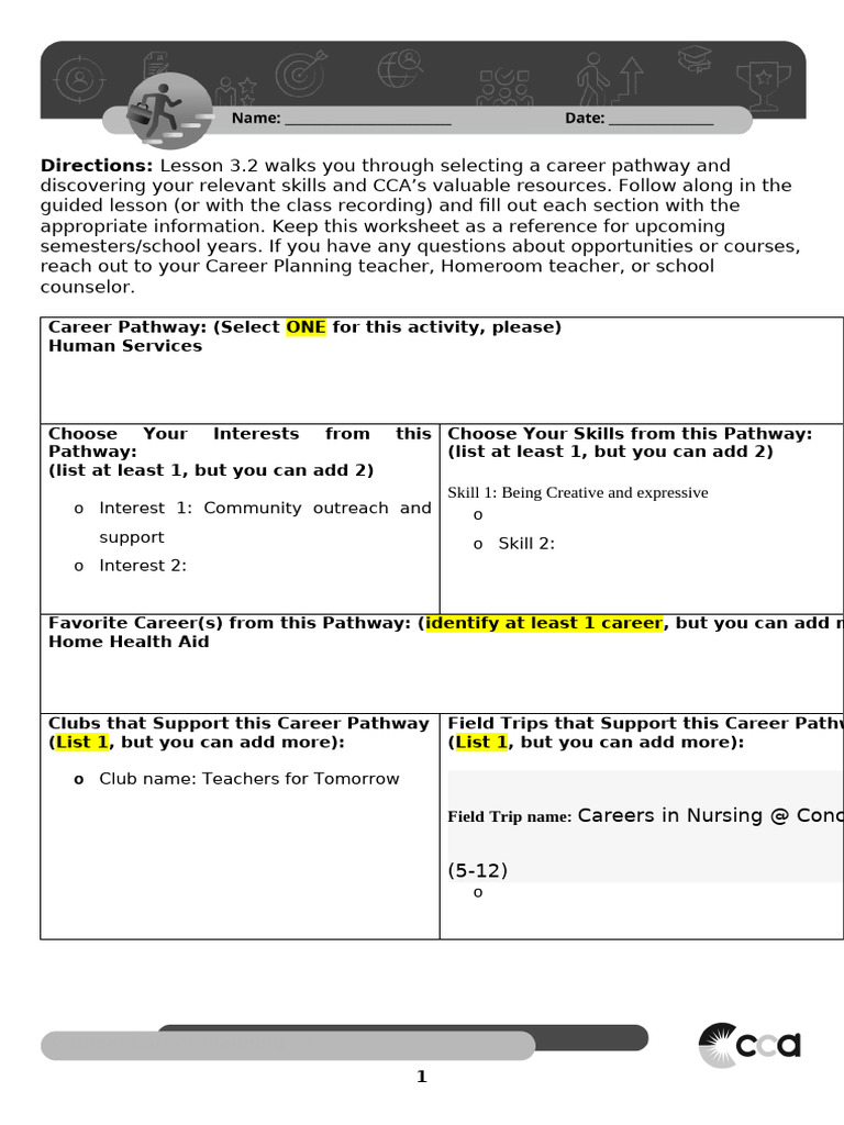 Career Pathway Planning for Students | PDF