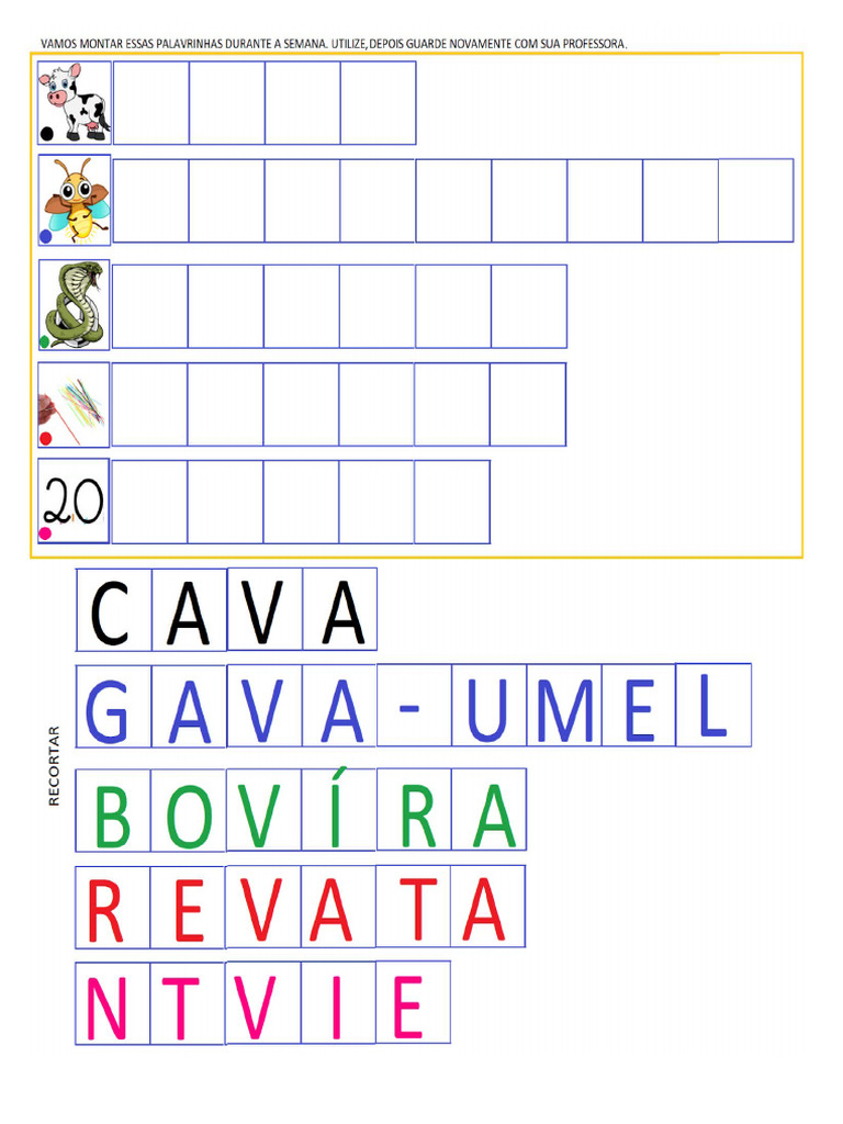 Arquivos Vertical para Imprimir 1 Ano | PDF