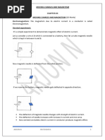Class 12 Physics Notes Chapter 4 Moving Charges and Magnetism | PDF ...