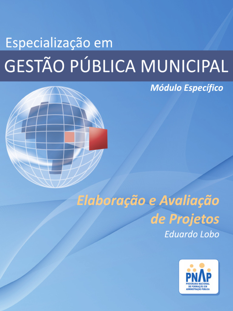 PNAP - Elaboracao - e - Avaliacao - de - Projetos - Cap21 | PDF ...