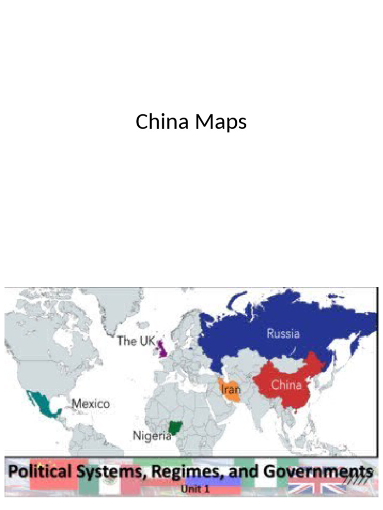 AP Comparative Gov China Maps | PDF
