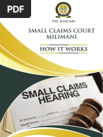 Small Claims Courts Act | PDF | Witness | Judgment (Law)