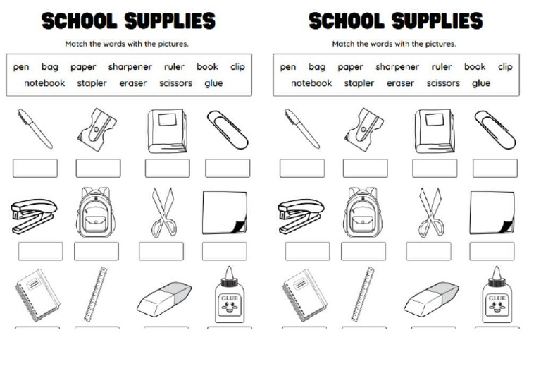 School Supplies | PDF