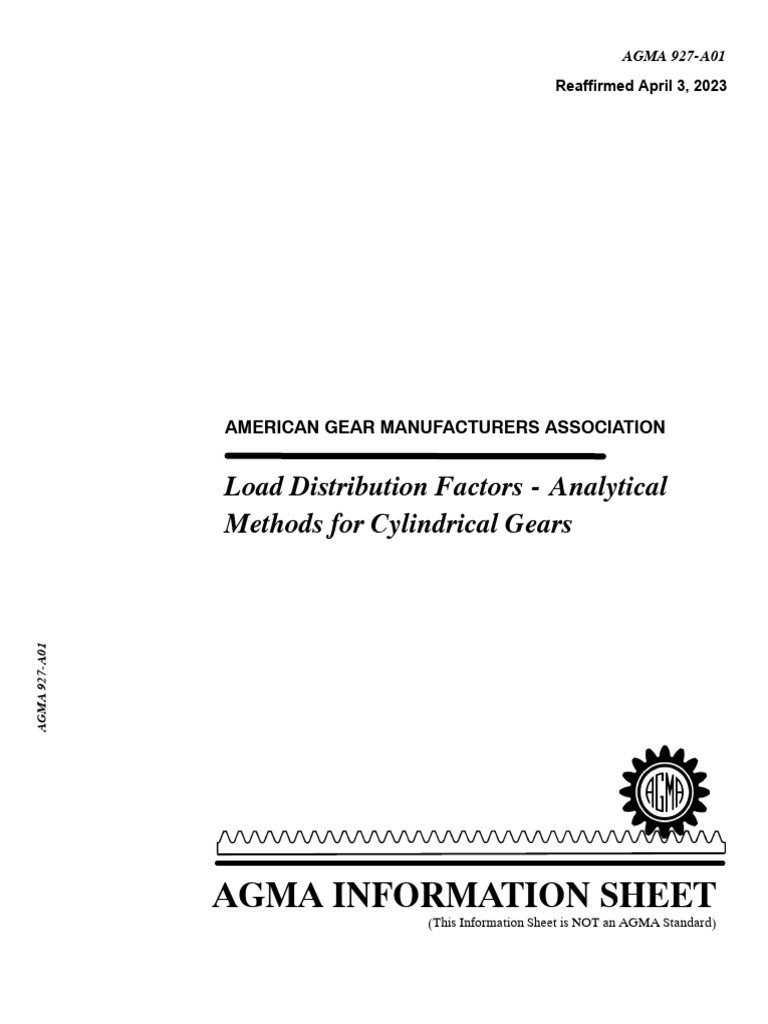 Load Distribution Factors for Gears | PDF | Gear | Mechanical Engineering
