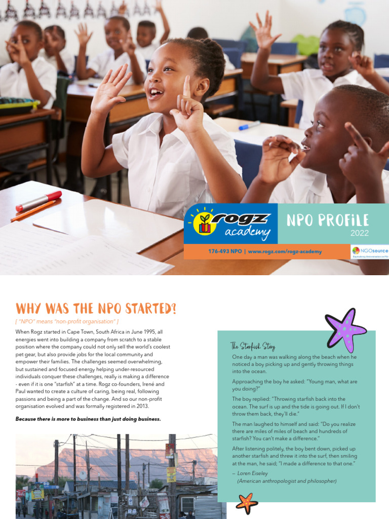 Rogz Academy NPO Profile 2 | PDF | Mentorship | Urban Agriculture