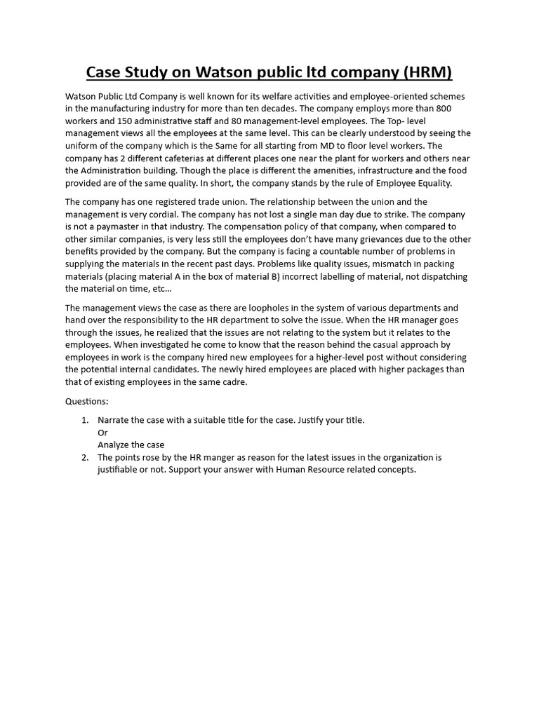 Grievance Case Study | PDF