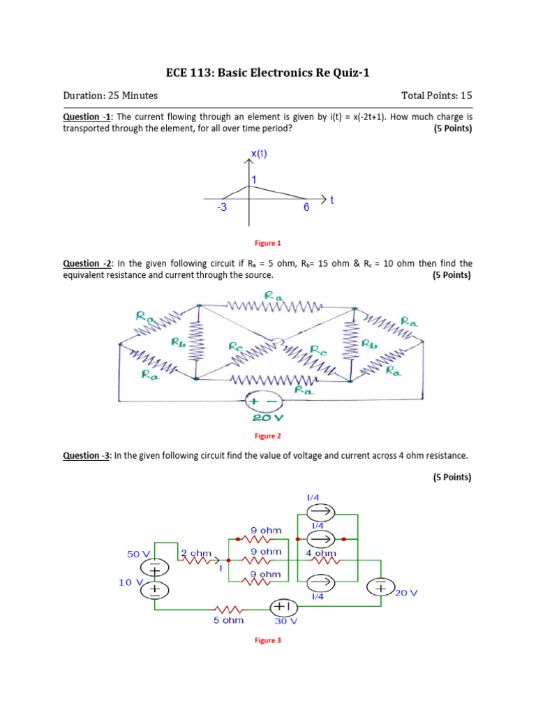BE_Re Quiz -1_2023 | PDF