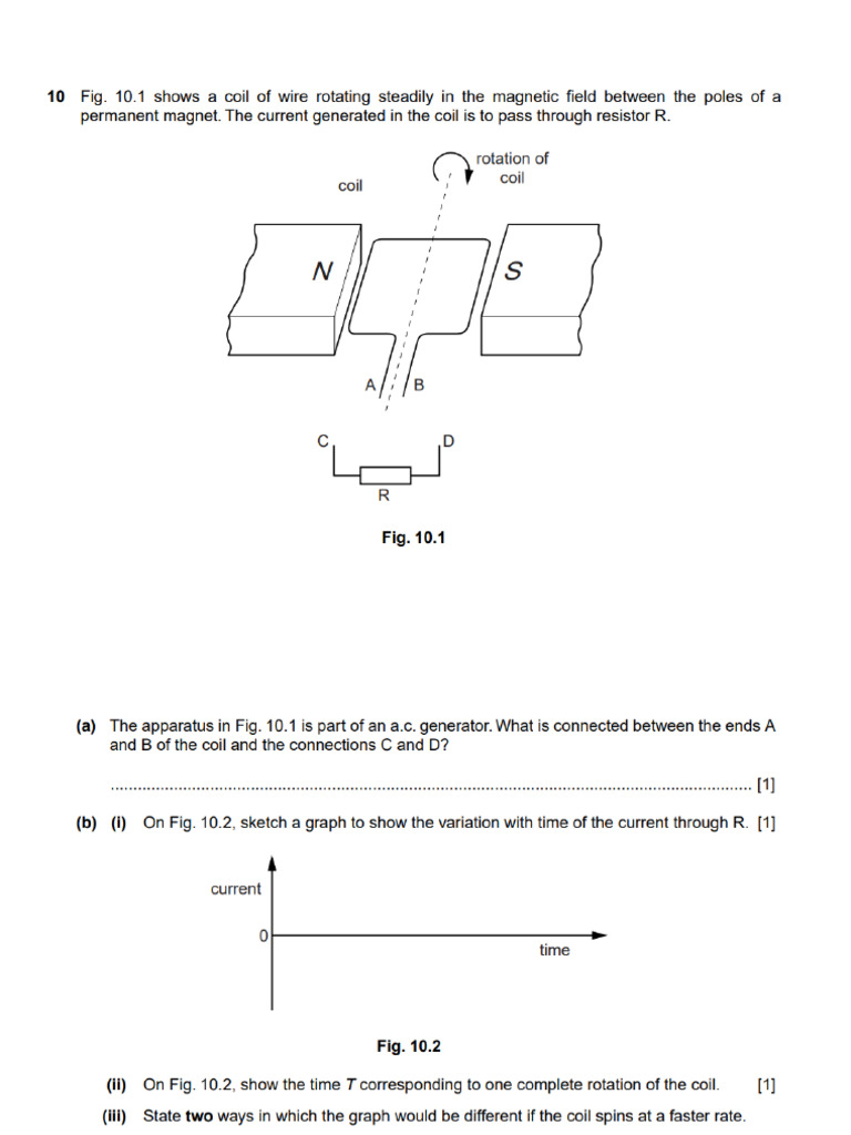 AC Generator Practice | PDF