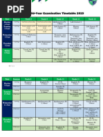 Final June Timetable 2025 | PDF | Science | Languages Of Africa