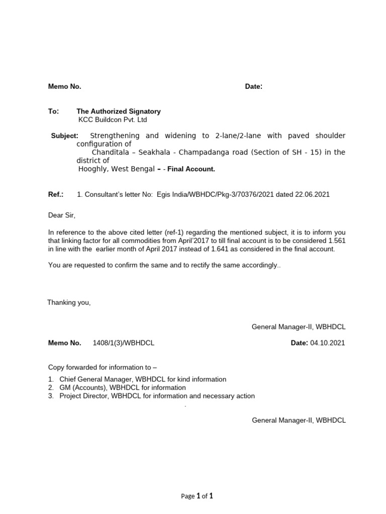 KCC Final Account | PDF