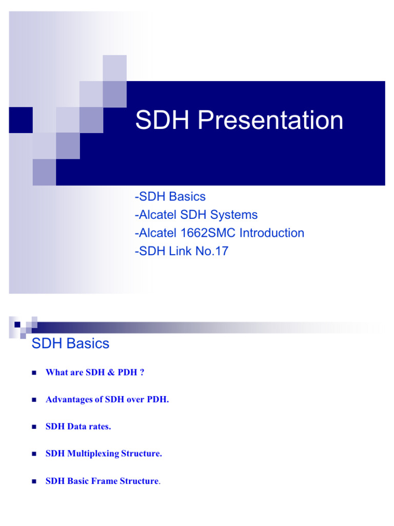 SDH Basics | PDF