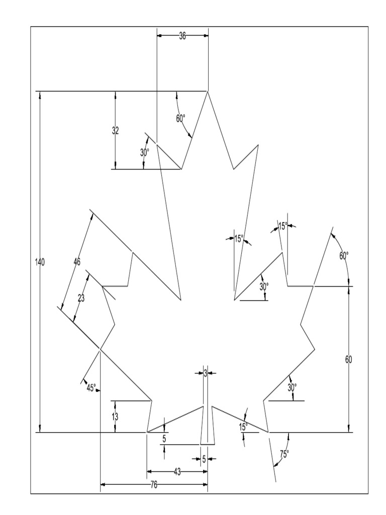 Drafting Canadian Flag | PDF