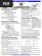 Examen Régional Mathématiques 3AC | PDF | Géométrie | Mathématiques