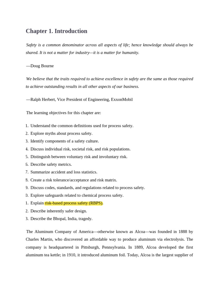 01-Chapter 1. Introduction | PDF | Risk | Hazards