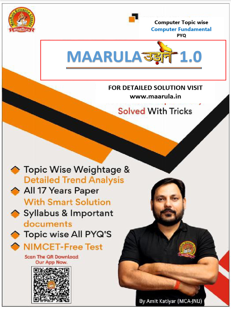 NIMCET Computer Fundamental Topicwise PYQ | PDF | Byte | Computer Data ...