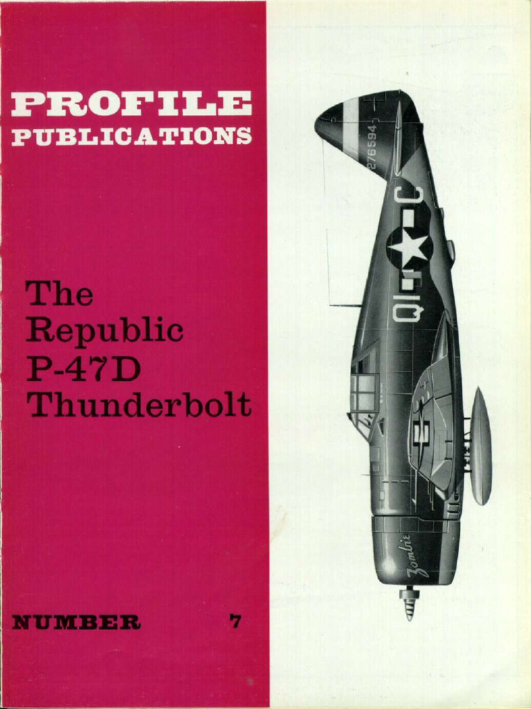 Profile Publications Aircraft 007 - Republic P47D Thunderbolt | PDF