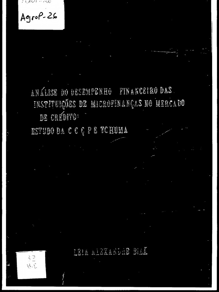 2003microcredito - Bila, Leia Alexandre | PDF