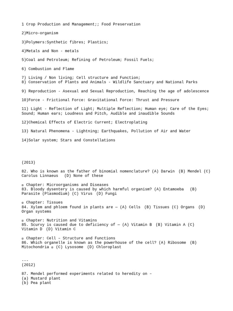 Class 9 Science MCQs by Chapter | PDF | Alloy | Catalysis