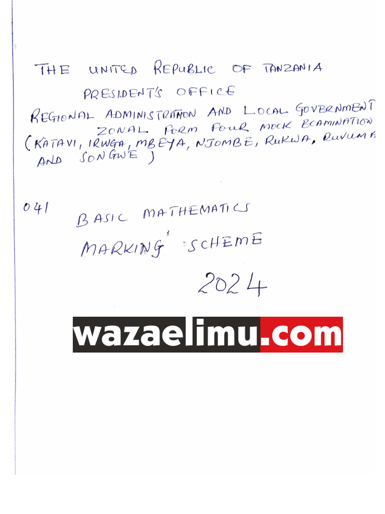 041 Basic Mathematics | PDF