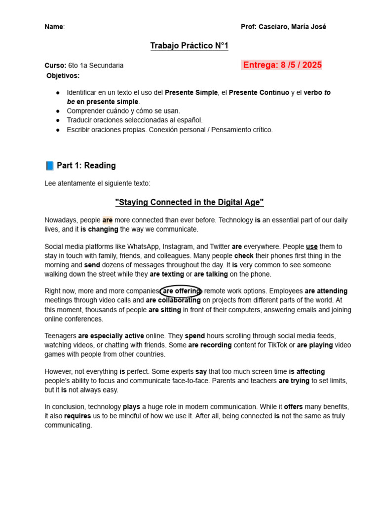 Trabajo Pr-Ctico N-1 6 - 1a ES 25 | PDF | Cyberspace | Service Industries