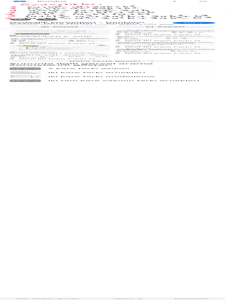 2 Kare Farkı - Google'Da Ara | PDF