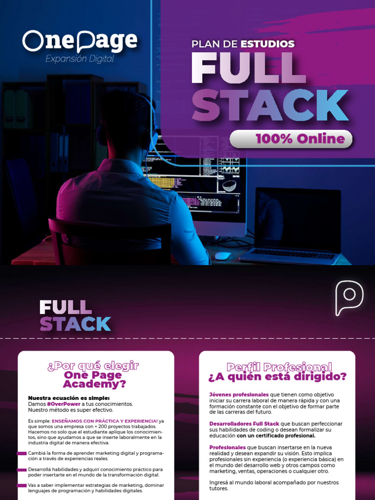 Plan de Estudios Fullstack | PDF | Php | Bootstrap (marco frontal)