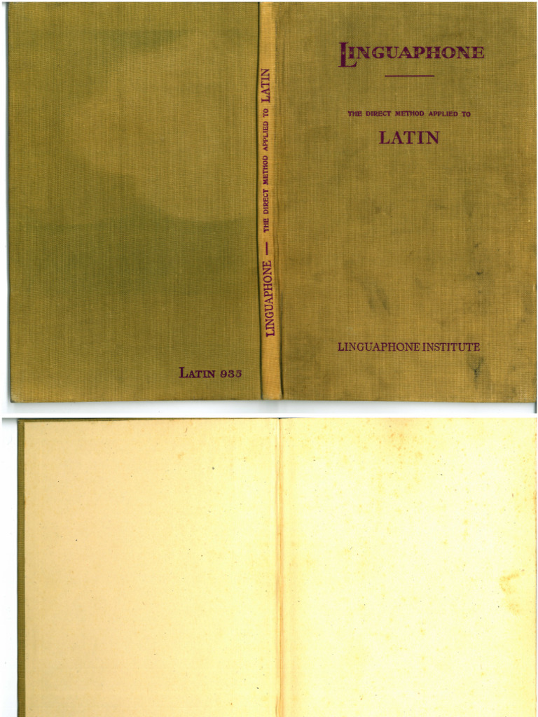1932 Linguaphone Direct Method Latin | PDF