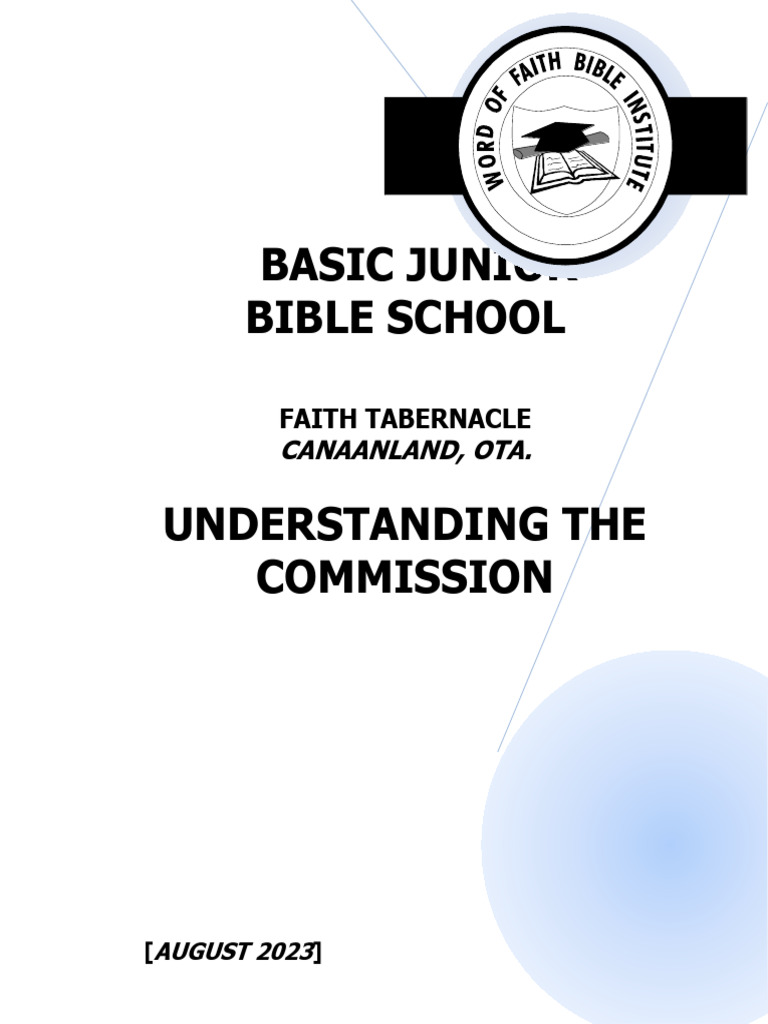 Understanding the Liberation Mandate | PDF | Born Again | Baptism