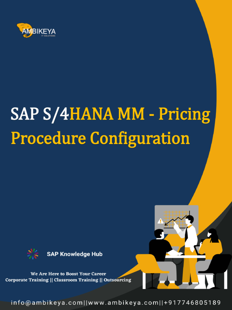 SAP S/4HANA MM Pricing Procedure Guide | PDF | Pricing | Computing
