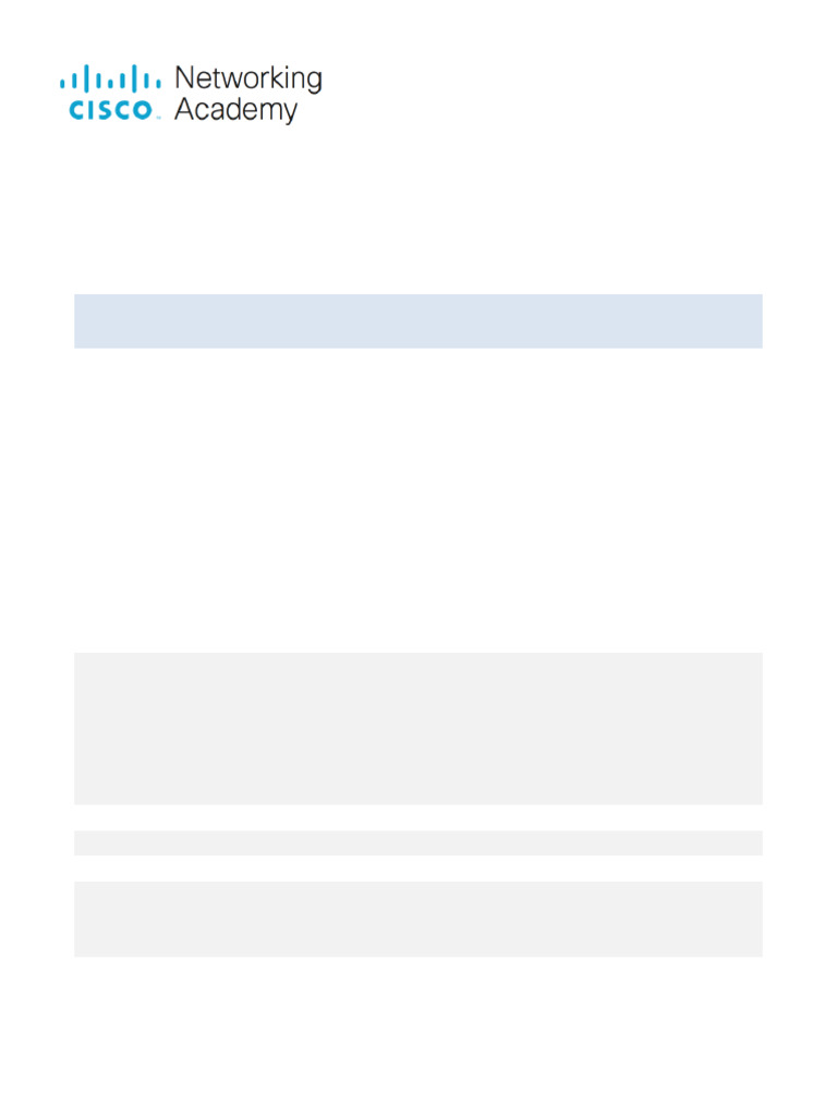 17.8.3 Packet Tracer - Troubleshooting Challenge - ILM | PDF | Dirección IP | Controlador de ...