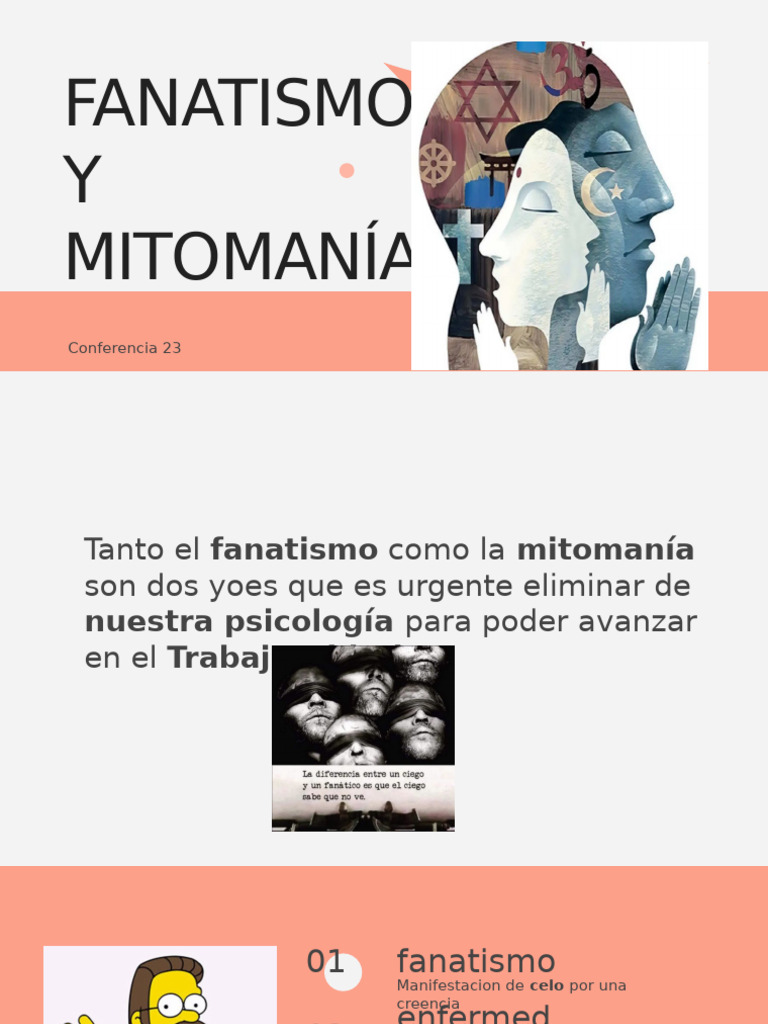 Fanatismo y Mitomania | PDF | Conceptos psicologicos