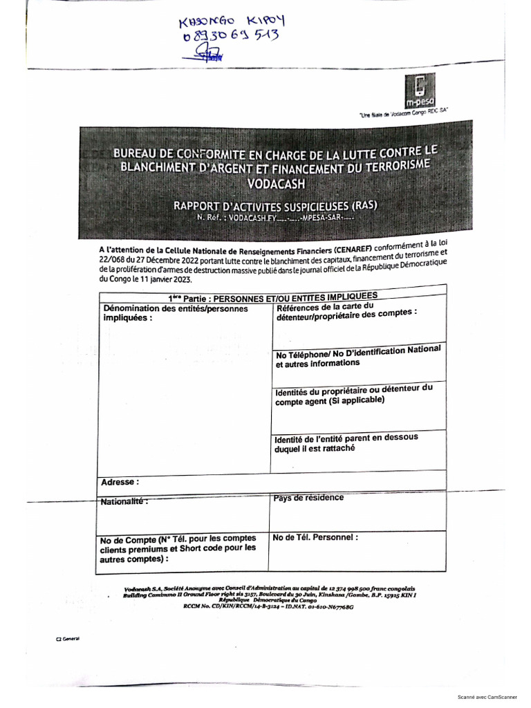 c3 Kasongo Kipoy | PDF