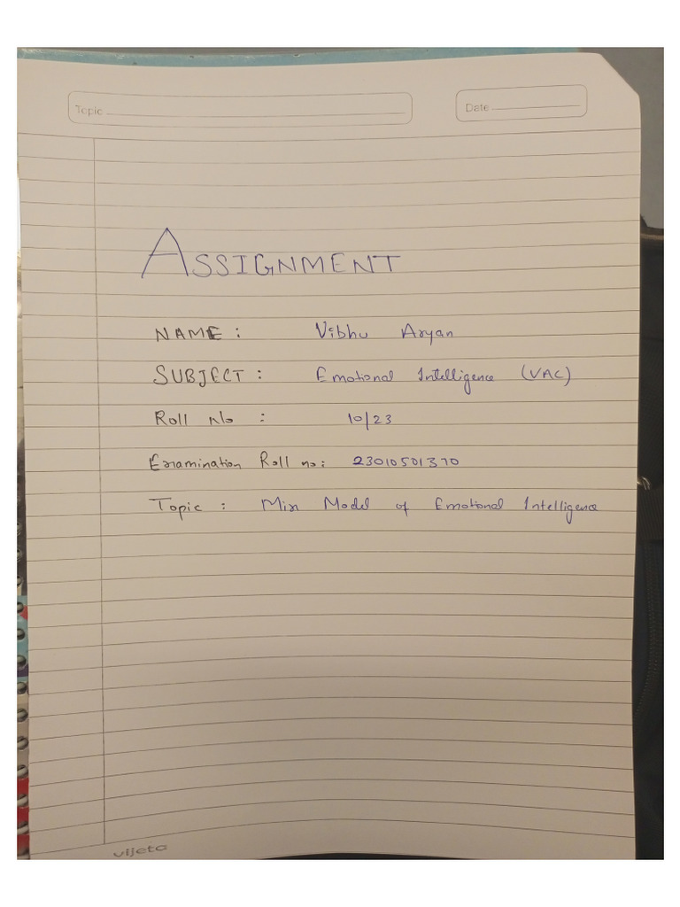 Vibhu Aryan Vac Assignment | PDF