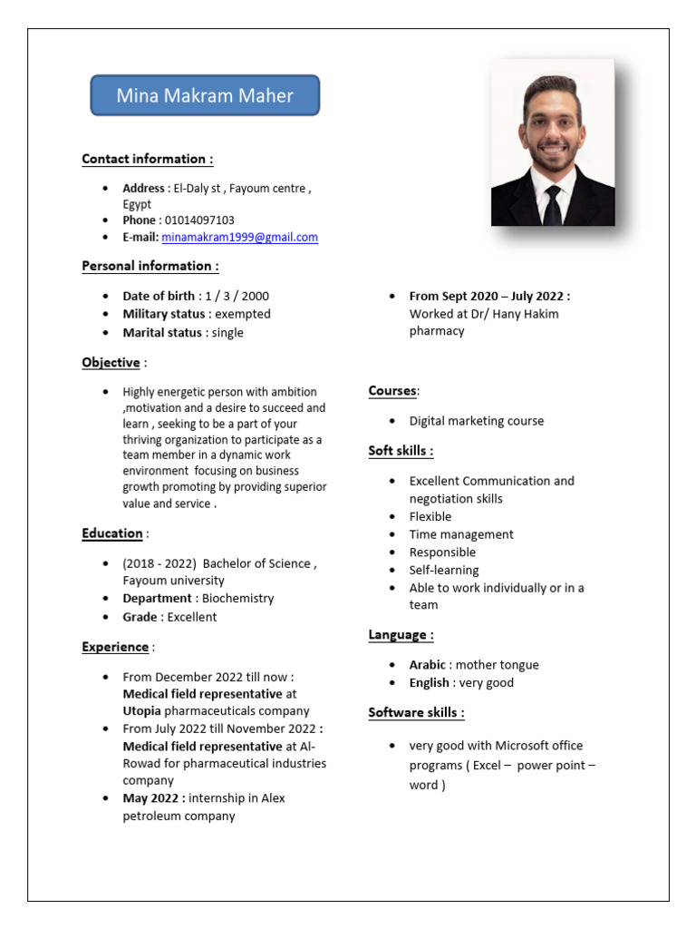 Mina Makram, MR, Fayoum Area PDF | PDF