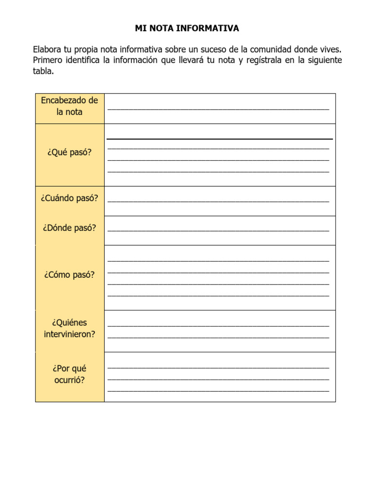 Mi Nota Informativa | PDF