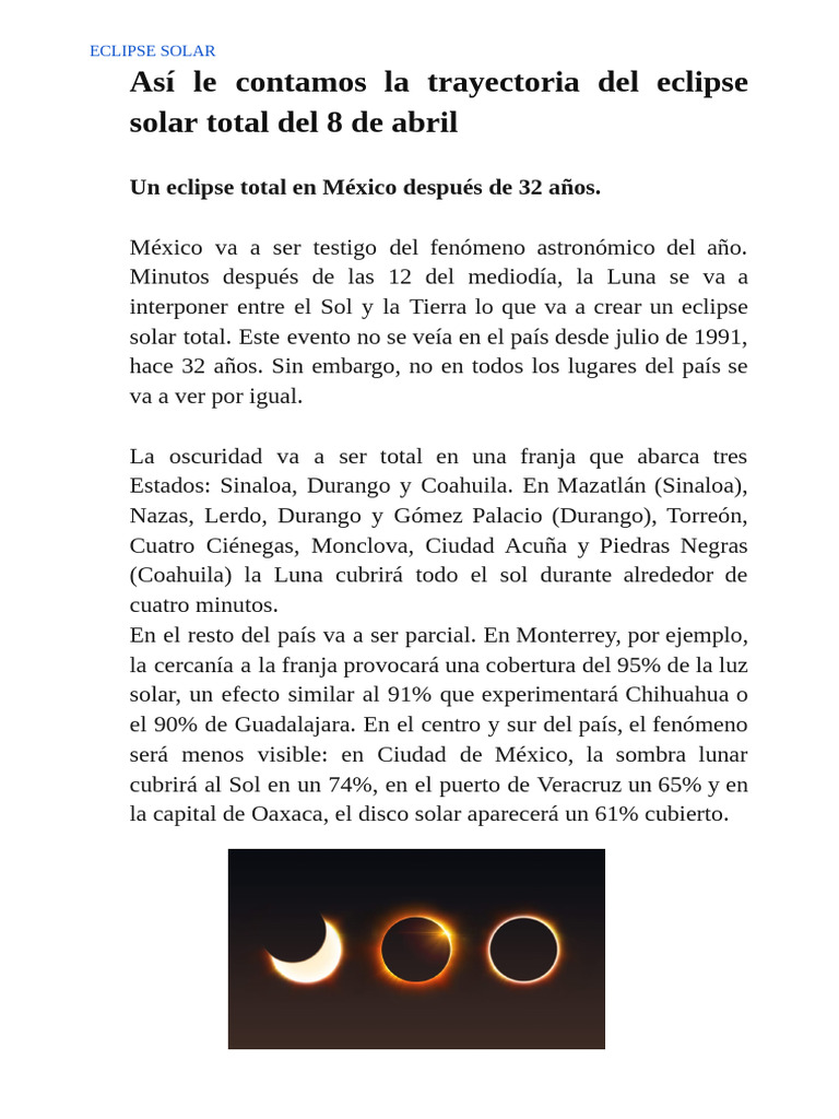 Noticias Eclipse | PDF