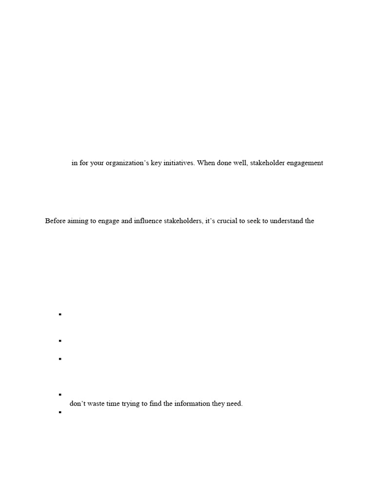 Effective Stakeholder Management Strategies | PDF | Risk | Risk Management