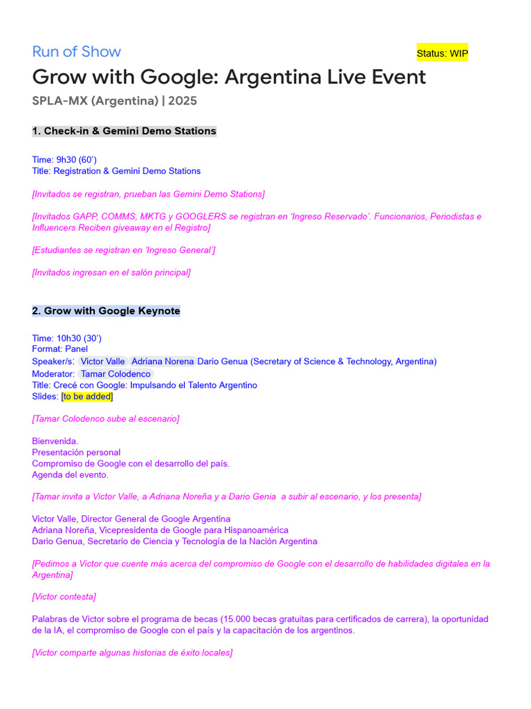 Crece Con Google Argentina Live Event - 2025 | PDF