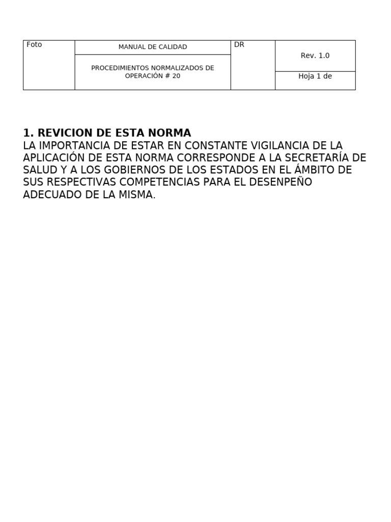 Revicion de La Normma | PDF