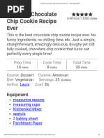 The Best Chocolate Chip Cookie Recipe Ever - JoyFoodSunshine | PDF | Teaspoon | Baking