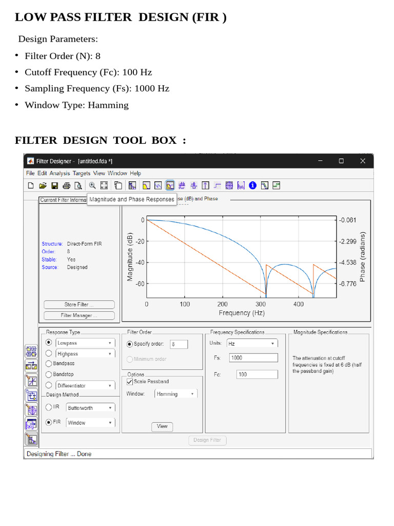 Temp PPT | PDF | Filter (Signal Processing) | Low Pass Filter