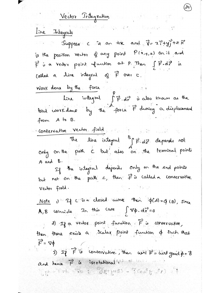 Vector Calculus Part 3 | PDF