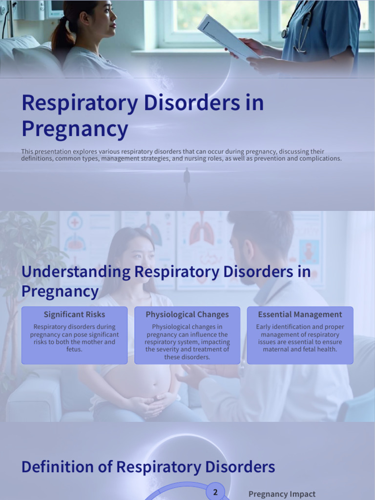 Respiratory Disorders in Preg | PDF | Respiratory Diseases | Pregnancy