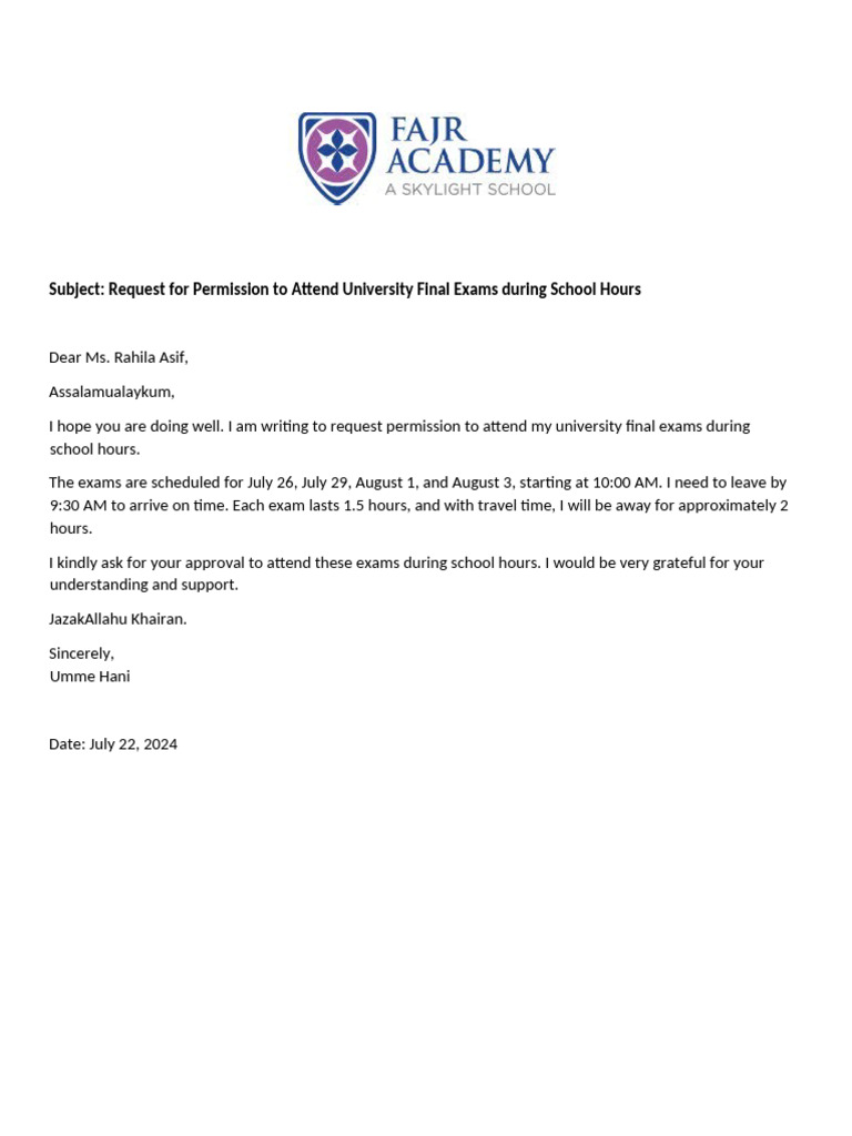 Final Exams Application | PDF