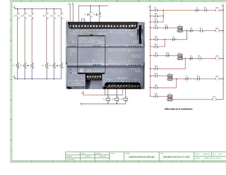 Semaforo Con PLC s7-1200 | PDF